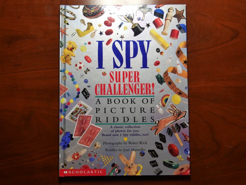 I Spy Super Challenger Children's Book of Picture Riddles - Etsy