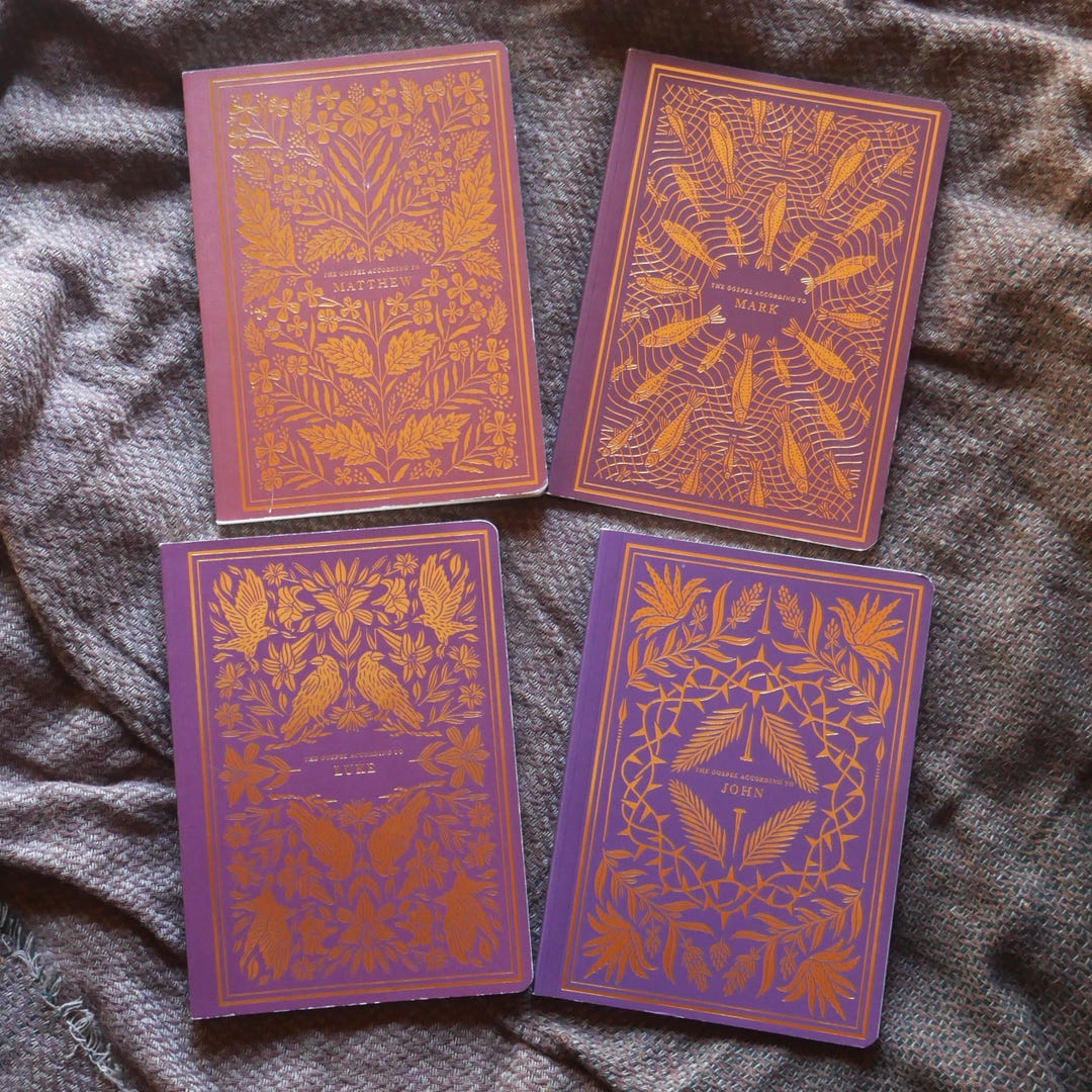 ESV Gospels Illuminated Scripture Journal Set | Bible Journaling - Etsy