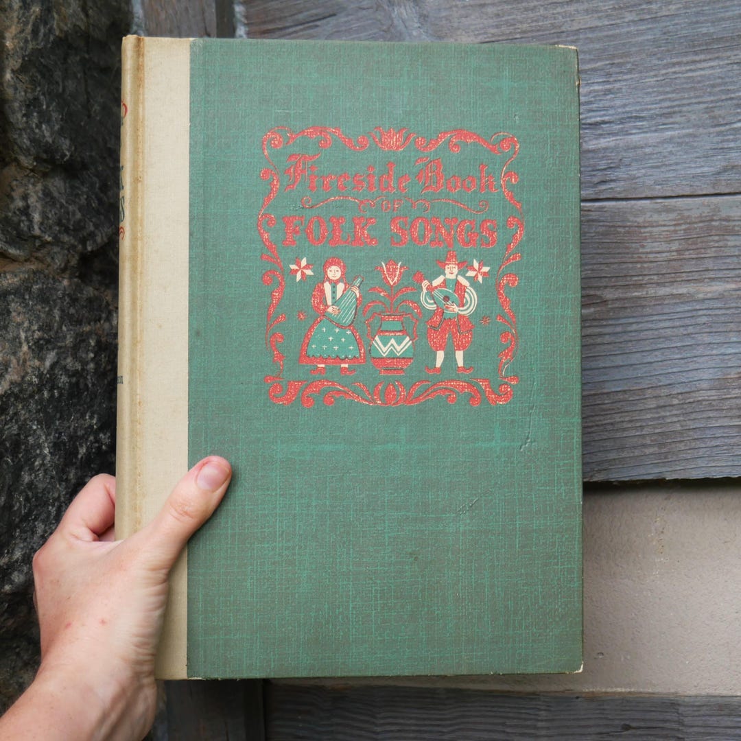 Fireside Book of Folk Songs: 1947 Illustrated Music Collection - Etsy