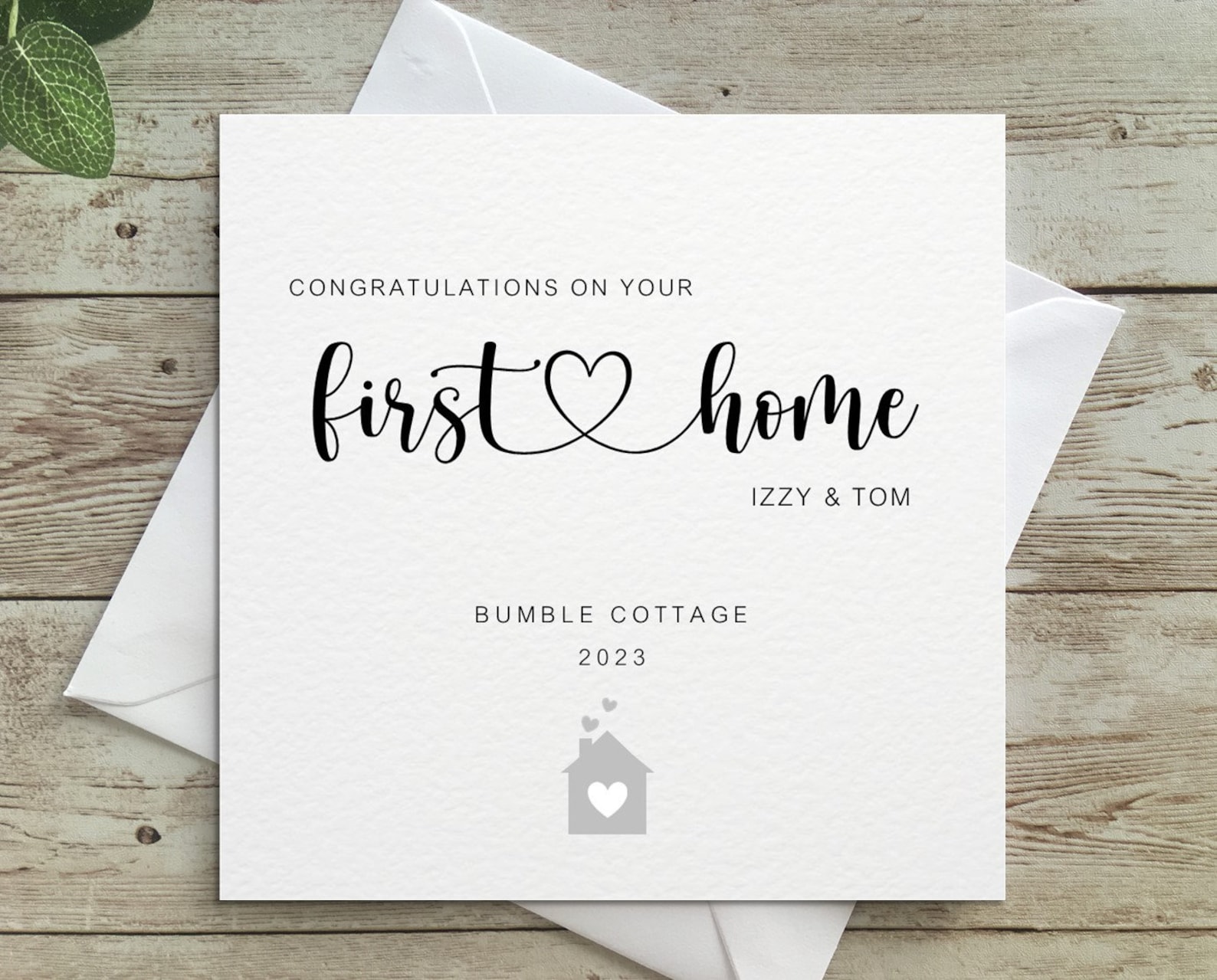 Personalised Congratulations on Your First Home Card First - Etsy UK
