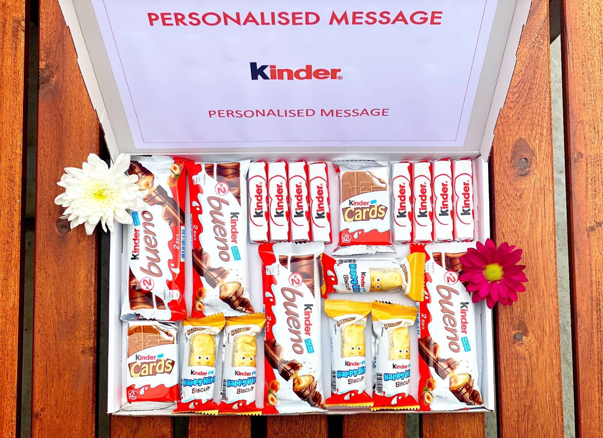 LARGE Kinder Chocolate Hamper Selection Box Kinder Bueno - Etsy UK