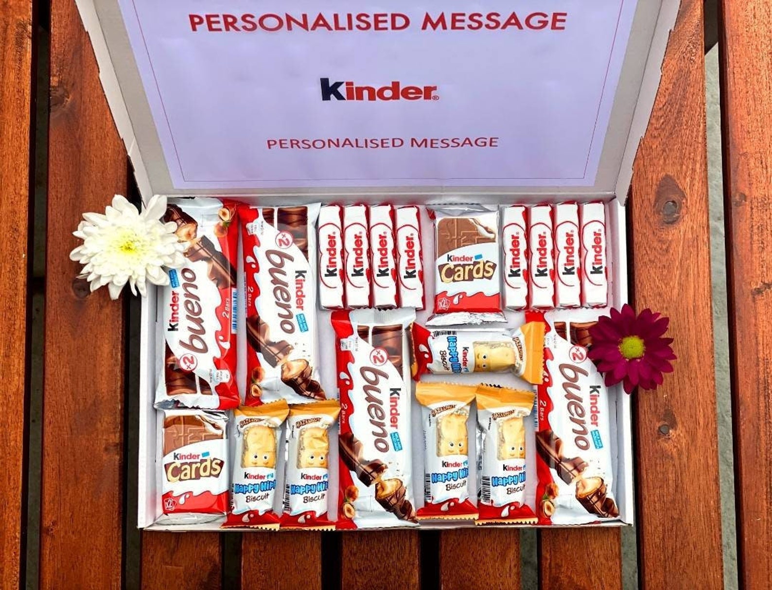 LARGE Kinder Chocolate Hamper Selection Box Kinder Bueno - Etsy