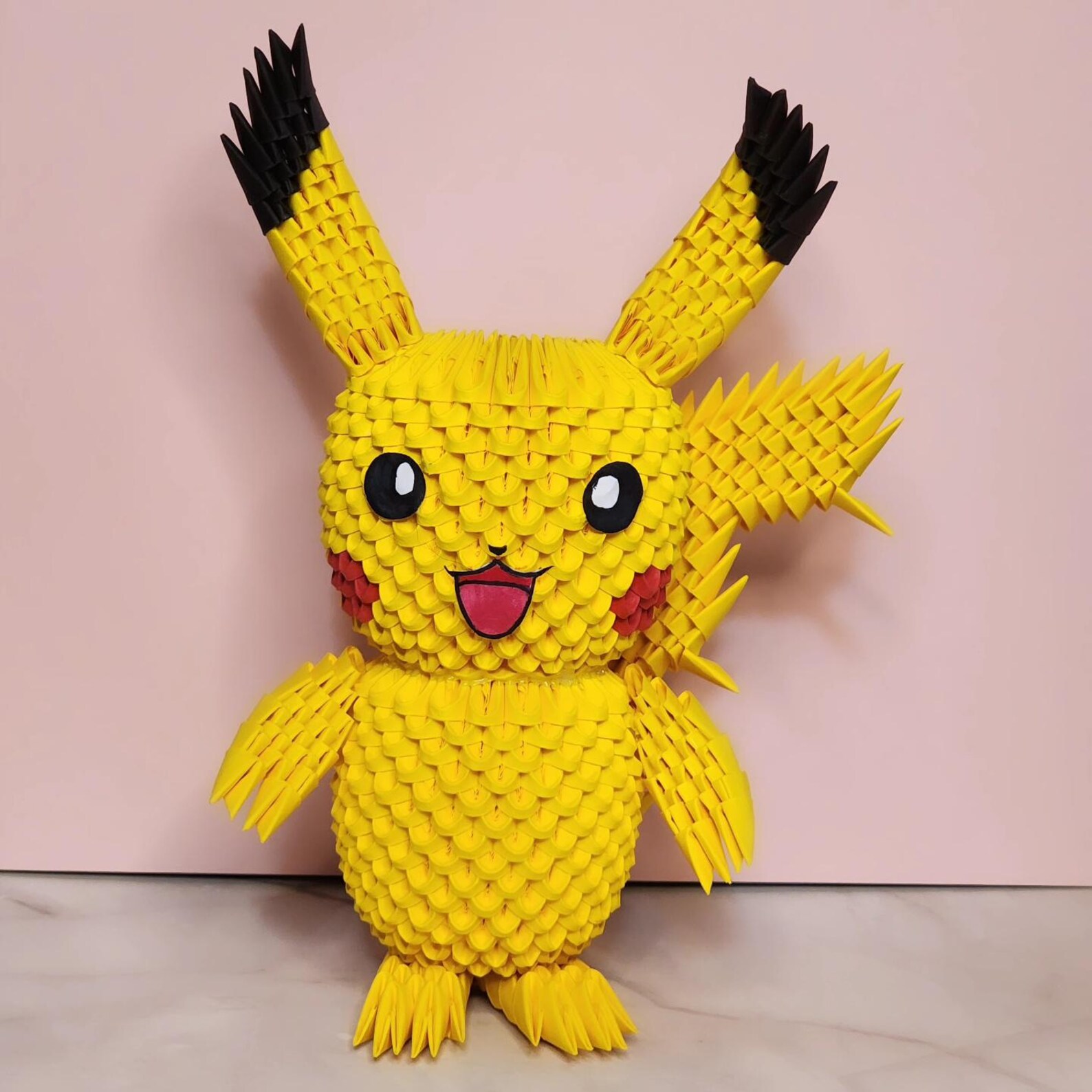 3D Origami Pikachu - Etsy