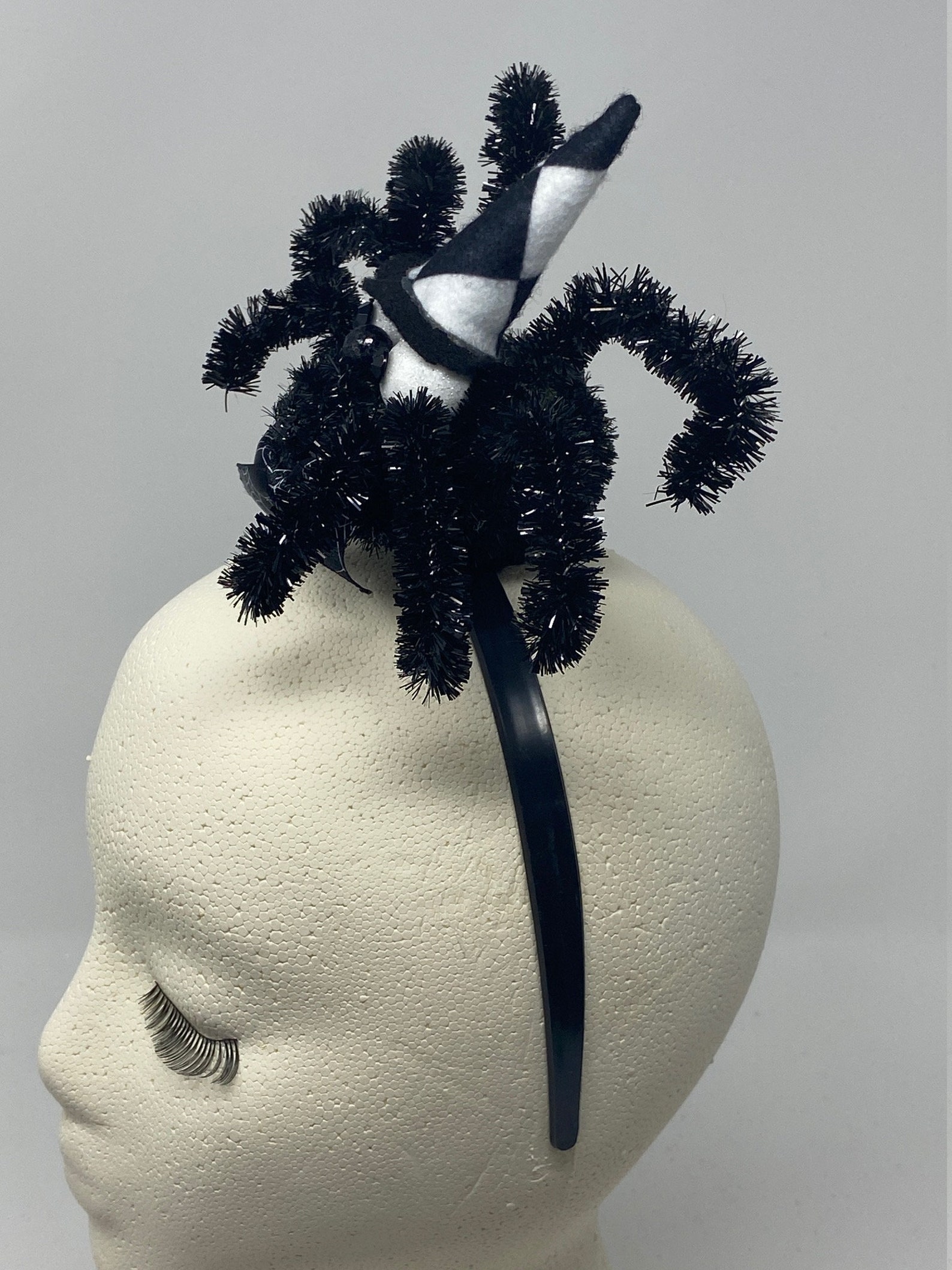 Poseable Hairy Spider Headband/fascinator/headpiece - Etsy