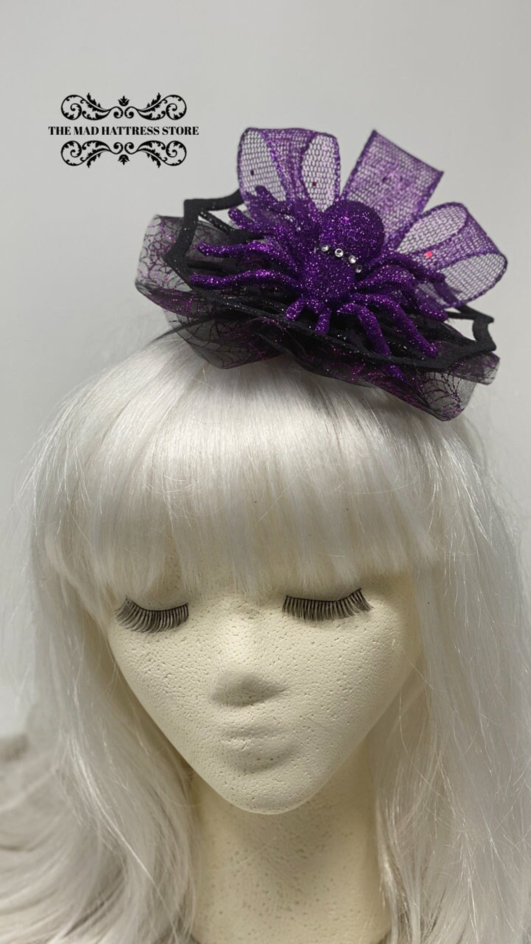 Small Spider Woman Fascinator/headband/headpiece/assorted Colors ...