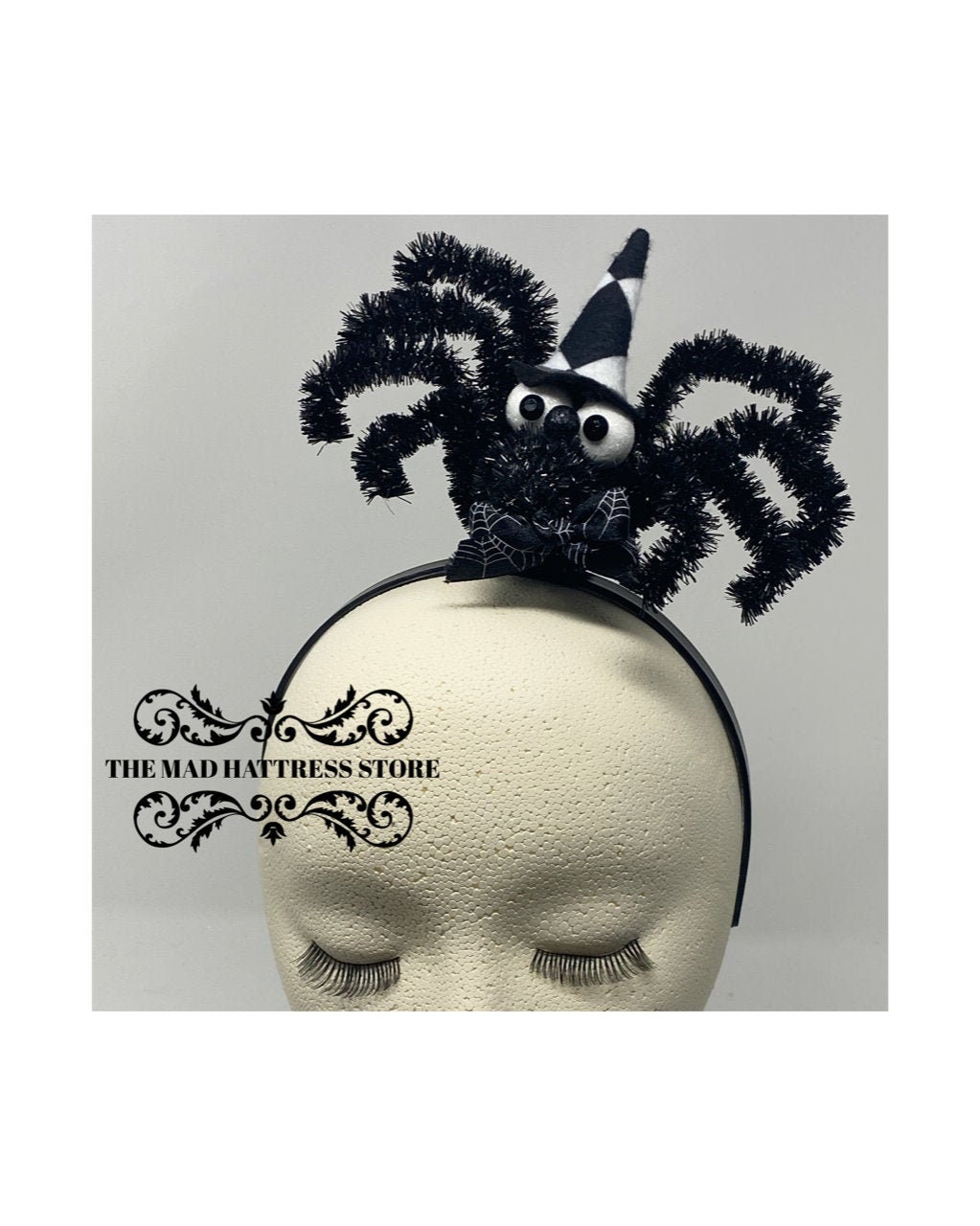 Poseable Hairy Spider Headband/fascinator/headpiece | Etsy