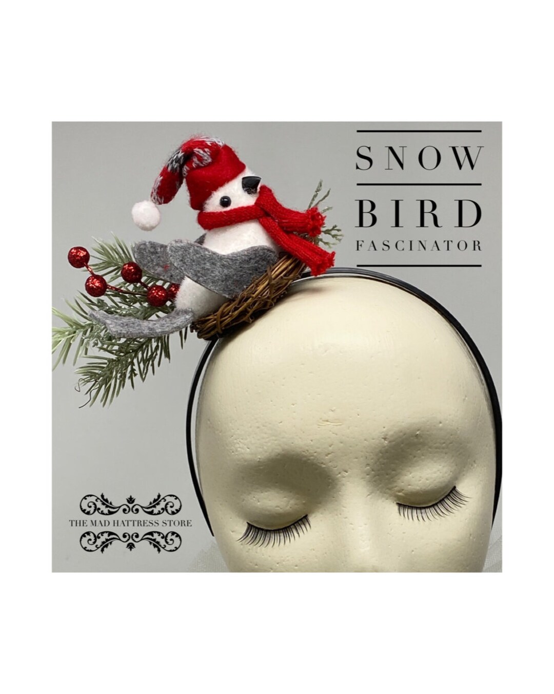 Snow Bird in Nest Headband/headpiece/fascinator - Etsy