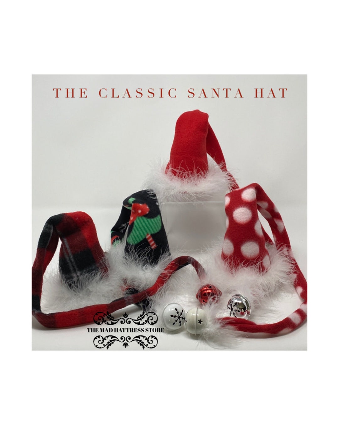 My Classic Santa Hat Headband/headpiece Christmas/holiday/whoville ...