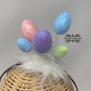 Easter Egg Headband, Pastel Easter Egg Fascinator, Spring Headpiece ...