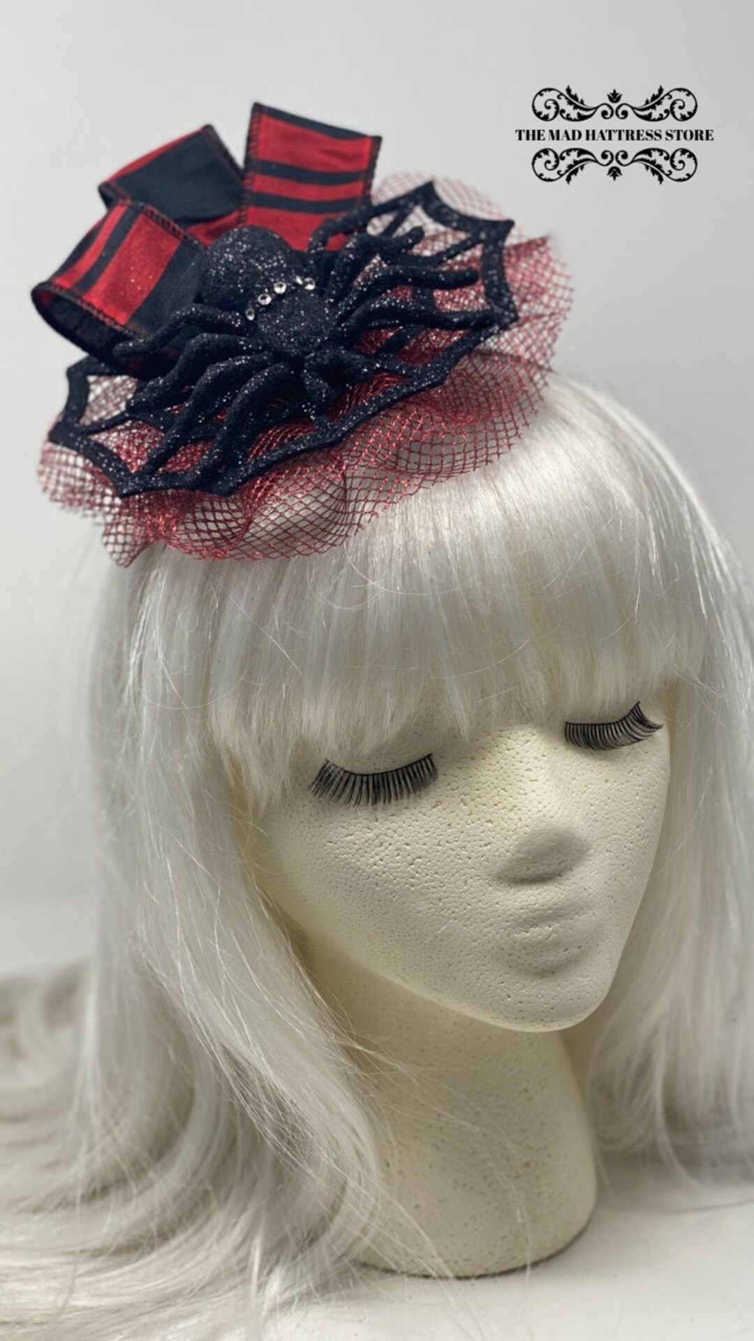 Small Spider Woman Fascinator/headband/headpiece/assorted Colors ...