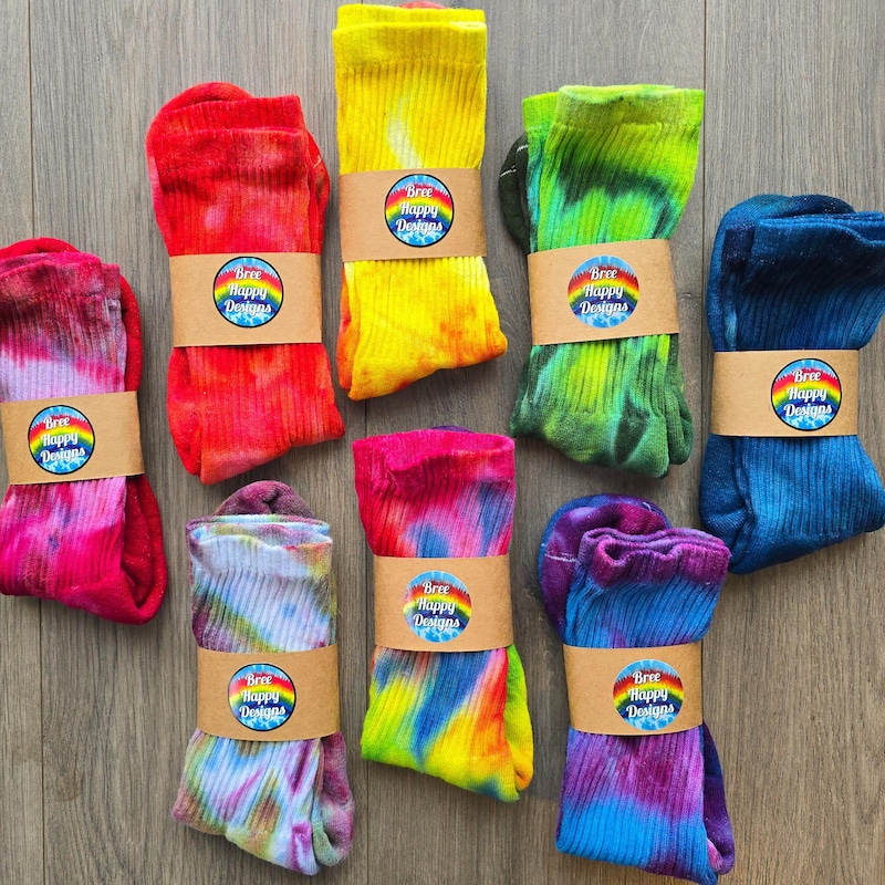 Tie Dye Socks - Etsy