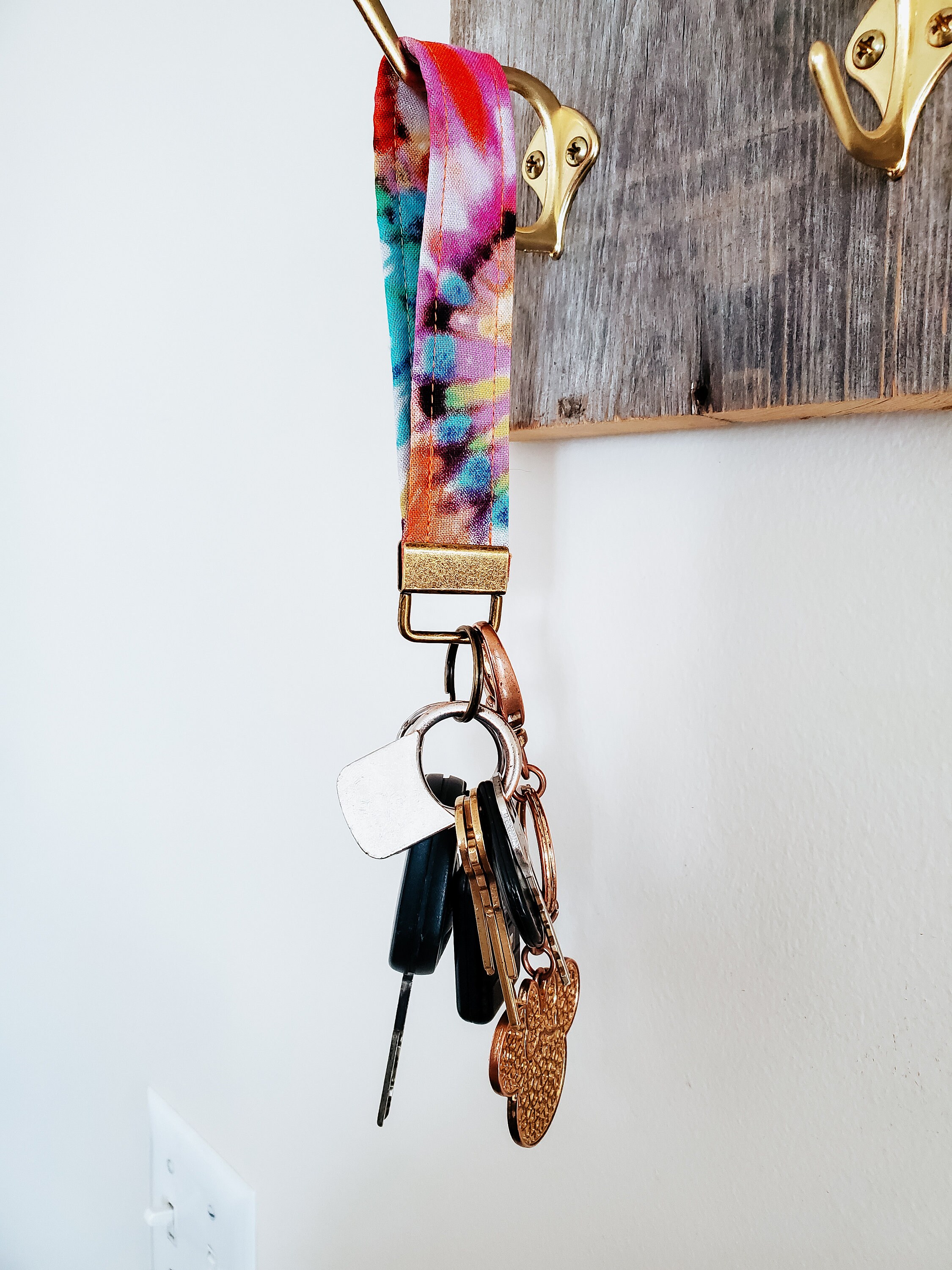 Key Fob Wrist Key Holder Wrist Key Fob Cotton Key Fob - Etsy