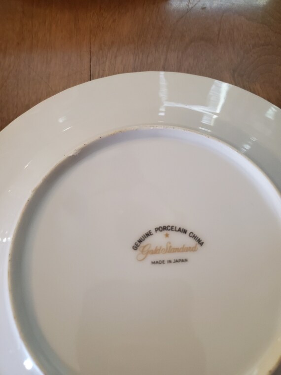 Kitchen & Dining Gold Standard Genuine Porcelain China Dinner Plate ...