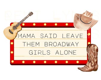 Broadway Girls MW Png - Etsy