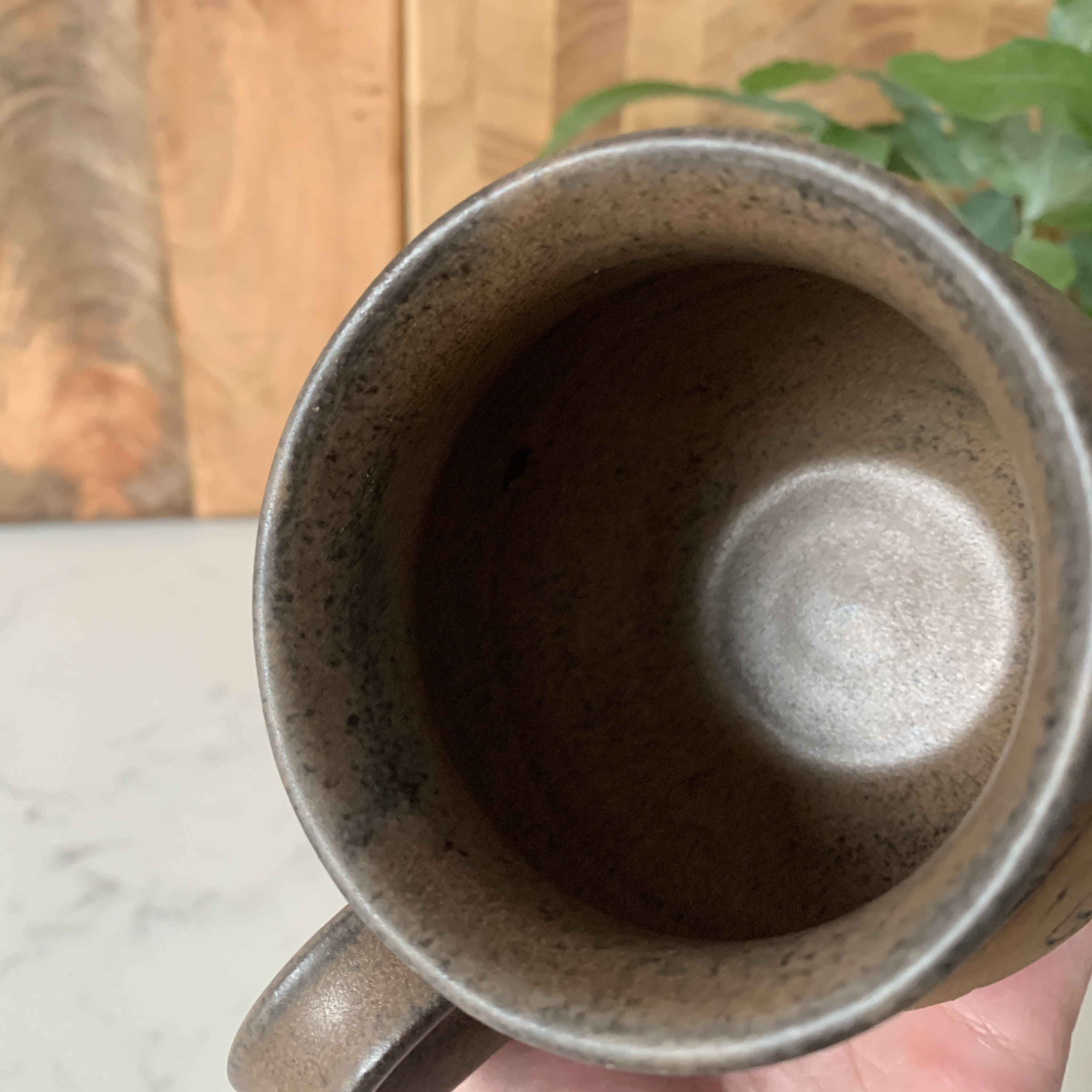 Home & Living Vintage Handmade Studio Pottery Ceramic Cup Mug Brown ...