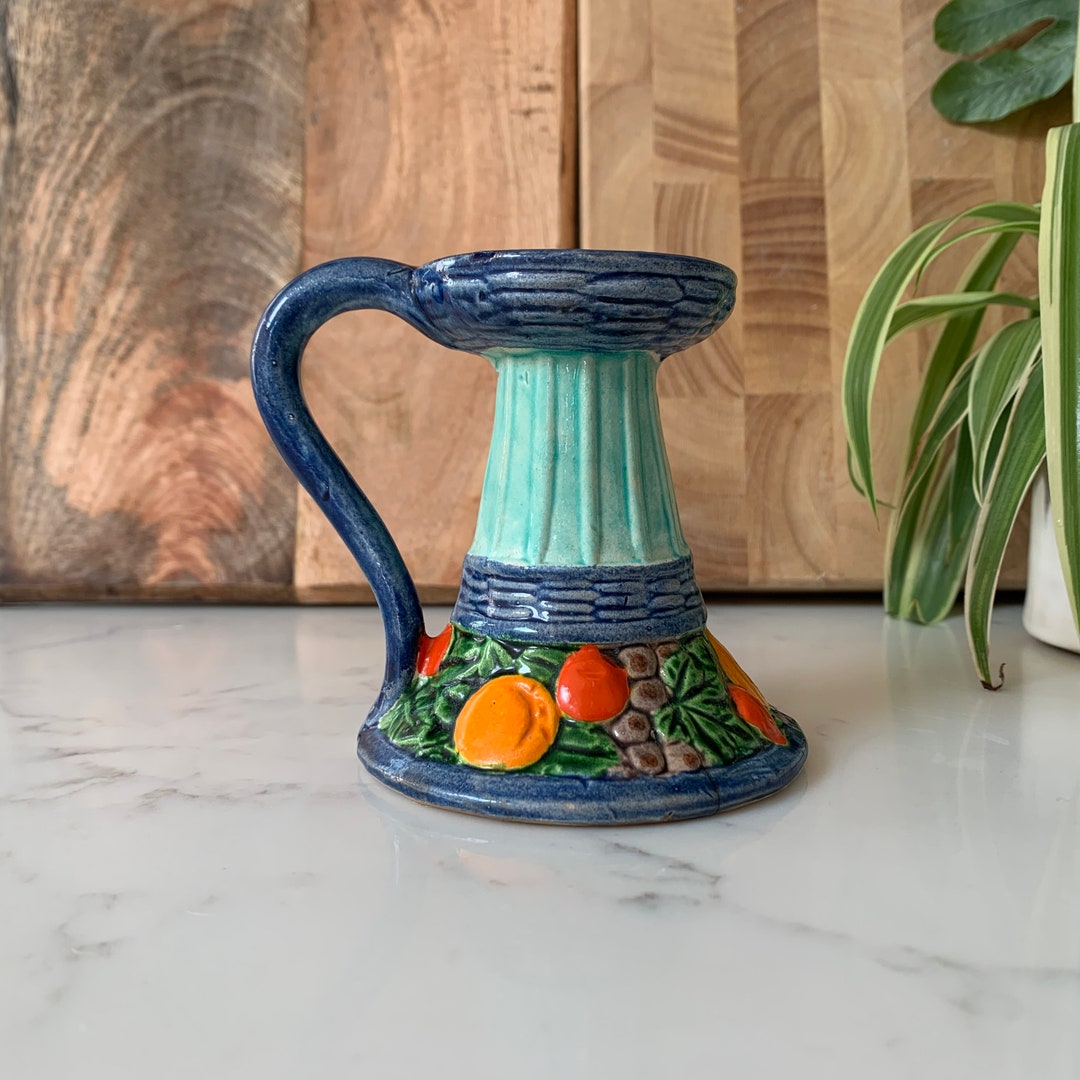 Maruhon Ware Made in Japan Vintage Art Deco Ceramic Chamberstick Candle ...