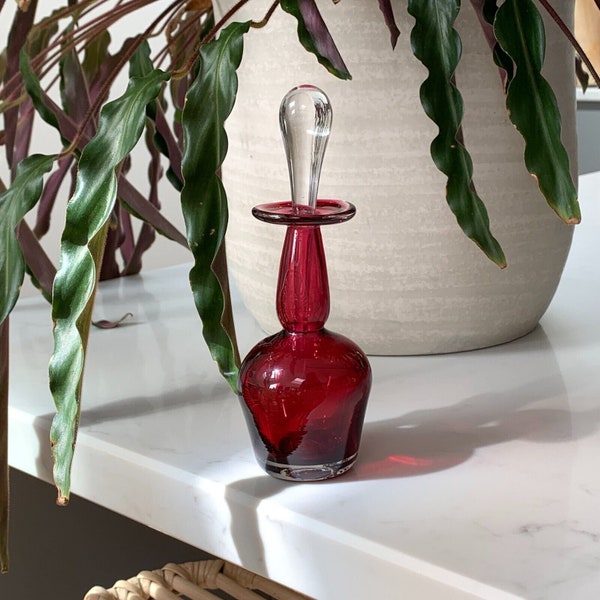 Hand Blown Bottle - Etsy