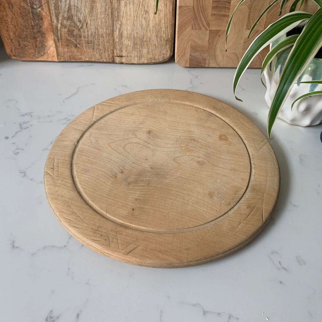 Round Wooden Breadboard, Primitive Country Kitchen, Farmhouse ...