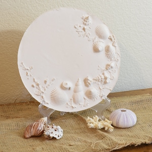 Botanical Bas Relief Shell Art - Etsy