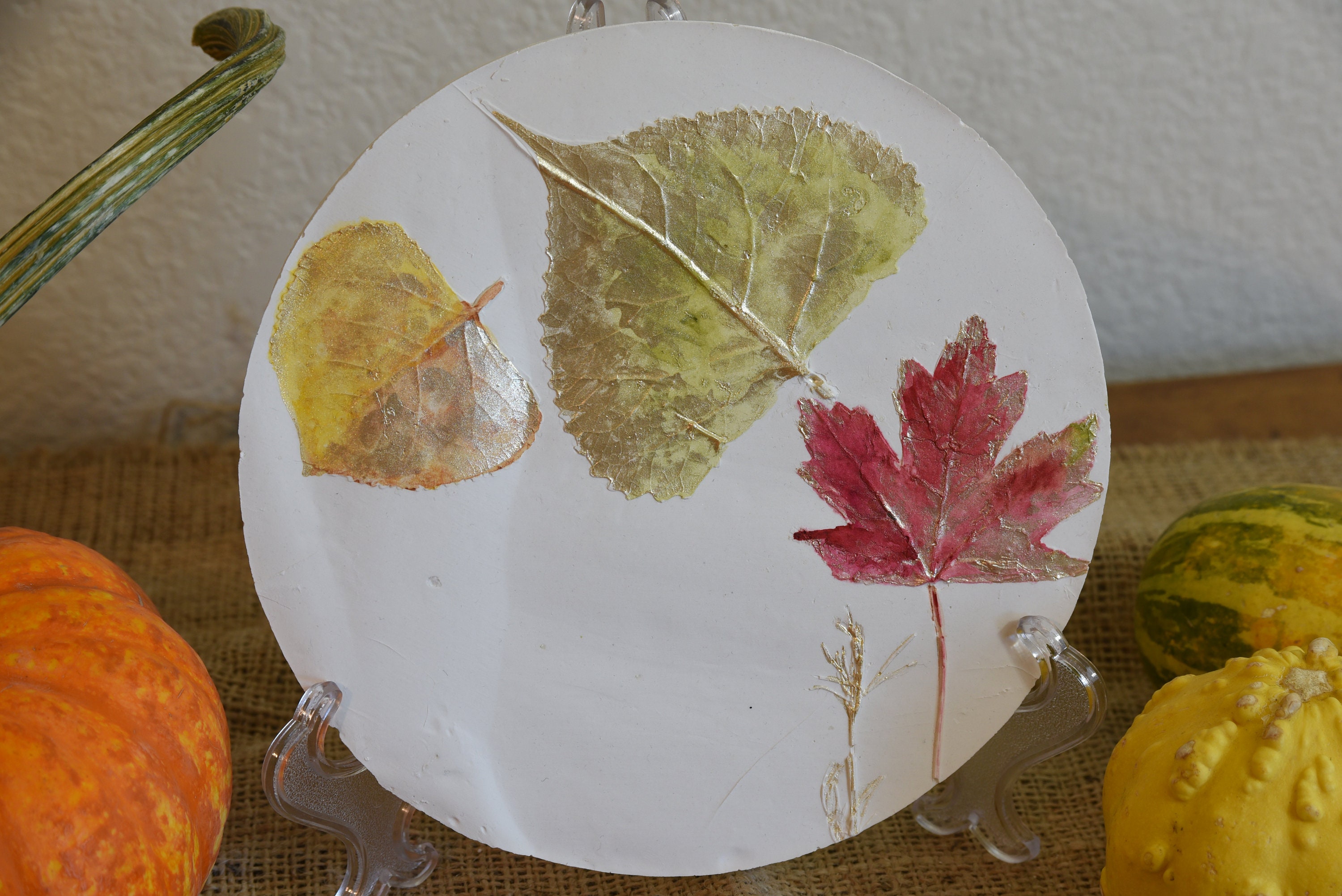 Autumn Leaf Bas Relief - Etsy