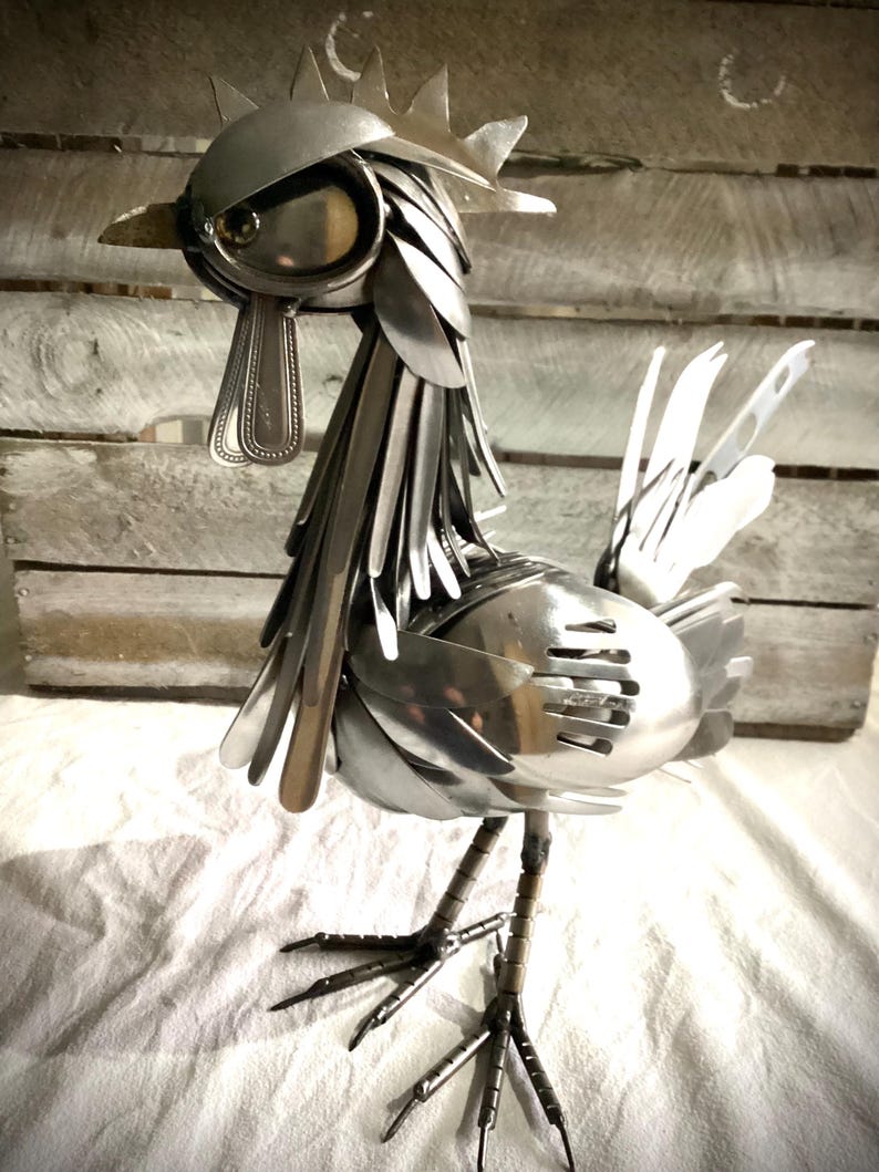 Cutlery Rooster/cockerel/chicken. - Etsy