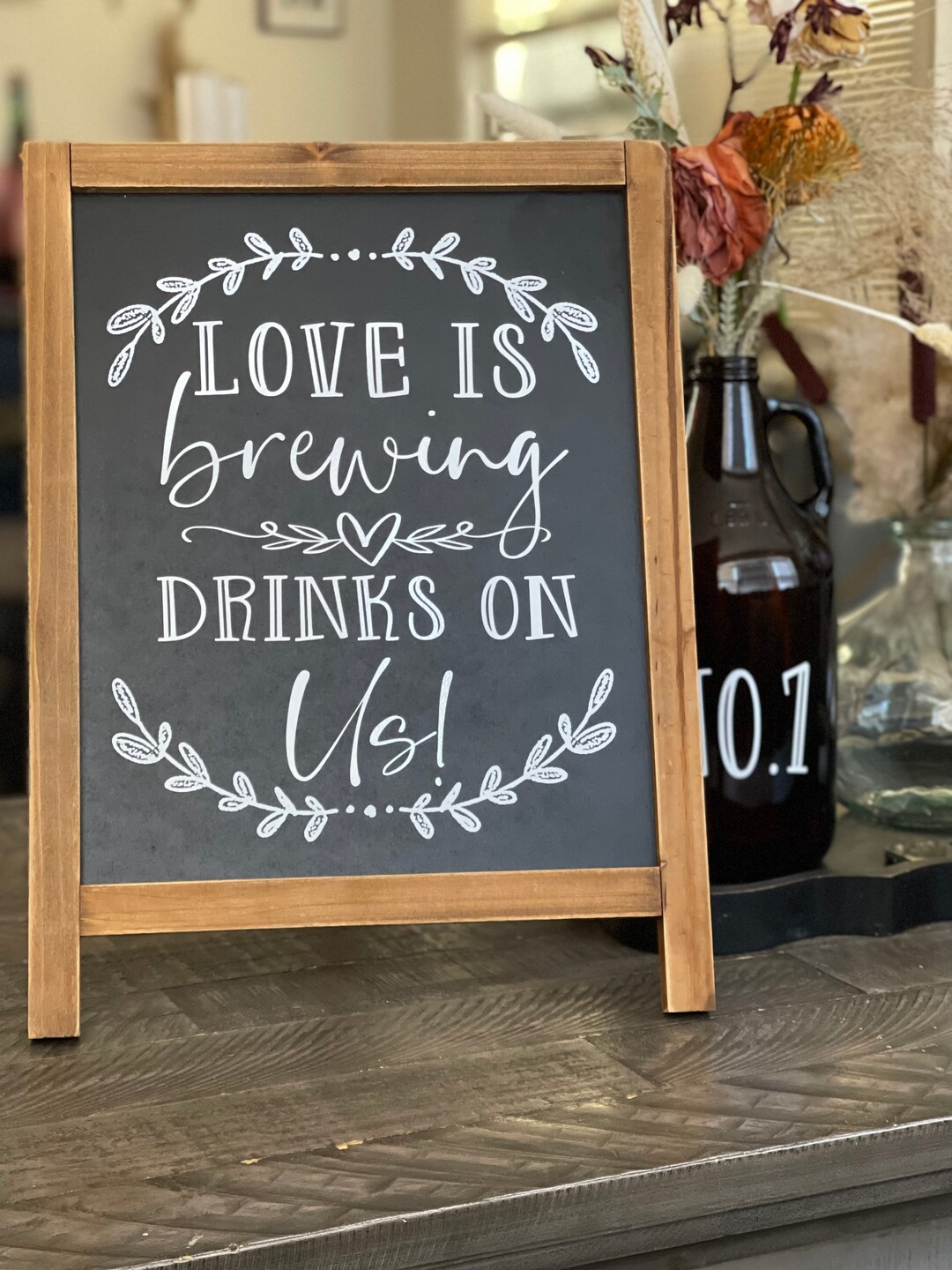 Love is Brewing Bar Sign - Etsy