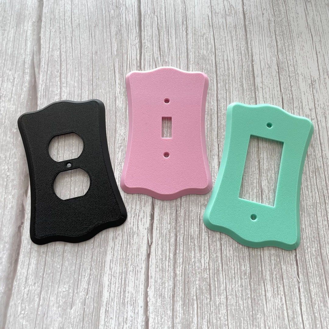 Classic Vintage Light Switch Cover Outlet Wall Plate, Custom Design ...