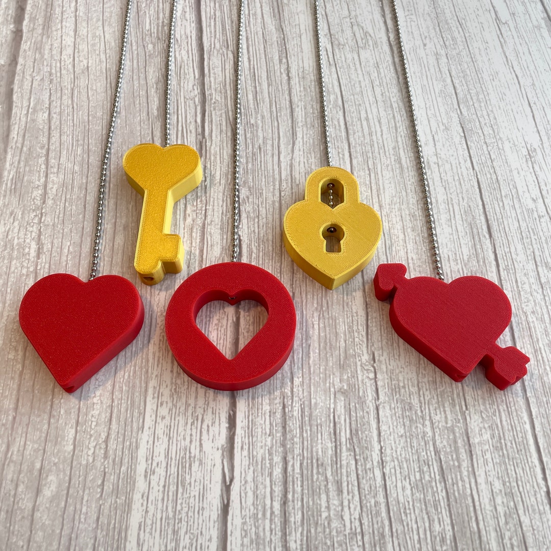 Valentine Heart Ceiling Fan Pull – 3D Printed Romantic Light Chain ...