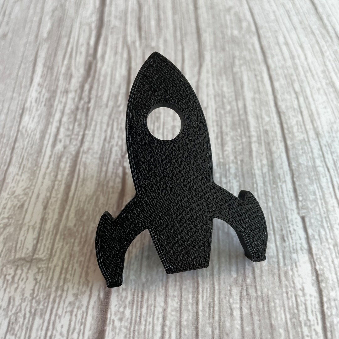 Retro Rocket Ship Drawer Knob Pull, Kitchen Cabinet Knob, Dresser ...