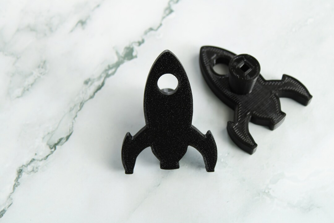 Retro Rocket Ship Drawer Knob Pull Kitchen Cabinet Knob - Etsy