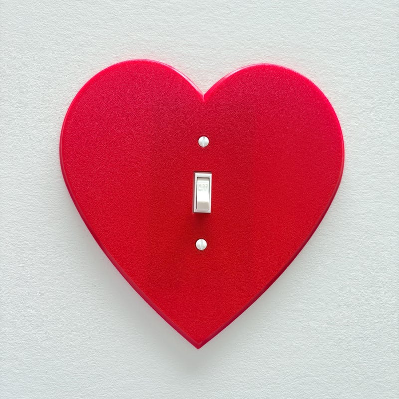 Heart Toggle Switch Plate - Etsy
