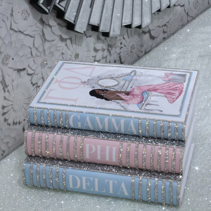 Bling Book Stack - Etsy