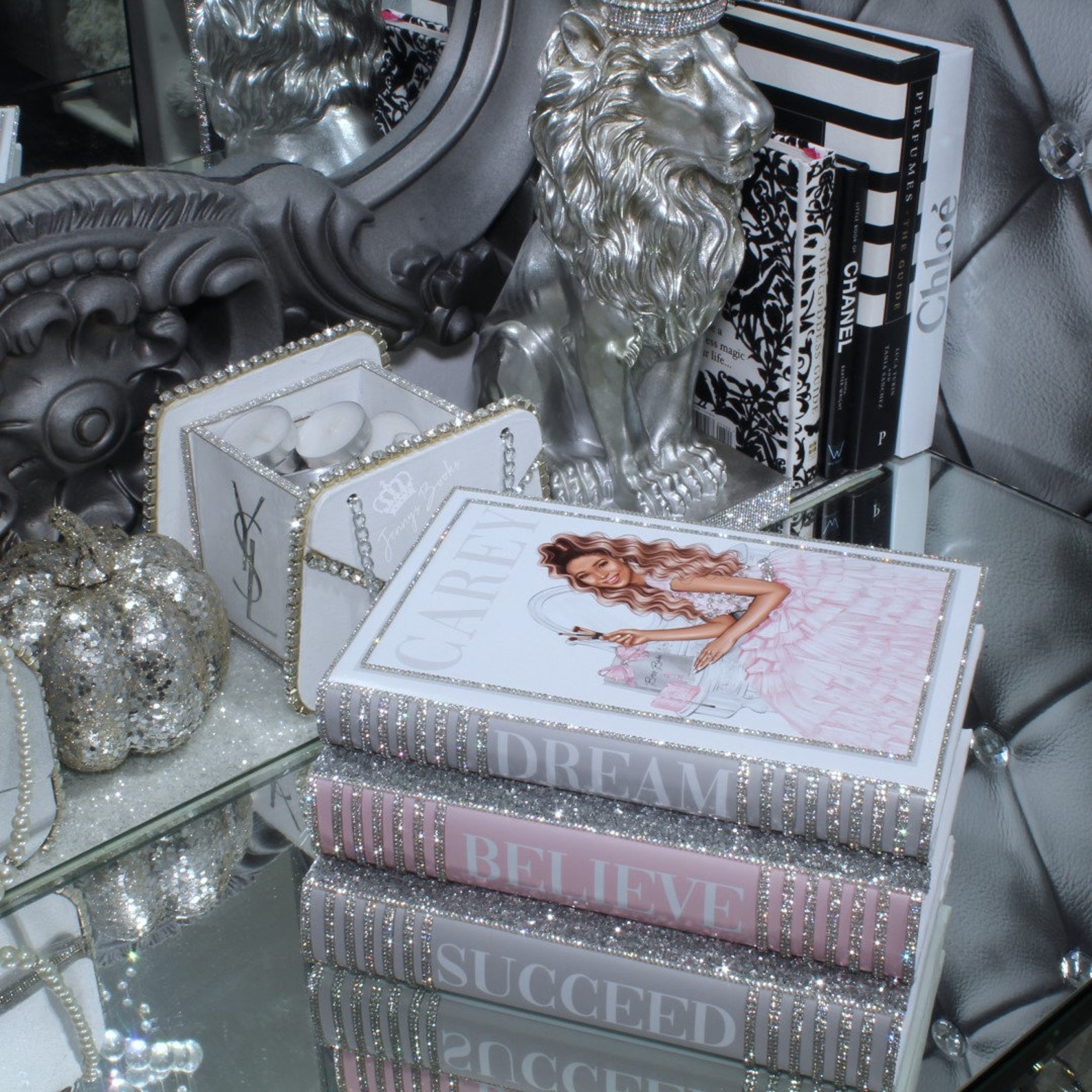 Glam Book Stack Create Your Own Character Pink/grey Lots - Etsy