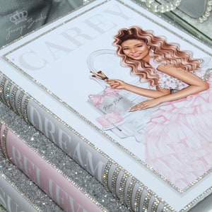 Glam Book Stack - Create Your Own Character - Pink/grey - Lots of ...