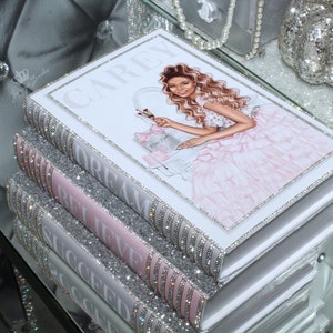 Glam Book Stack - Create Your Own Character - Pink/grey - Lots of ...