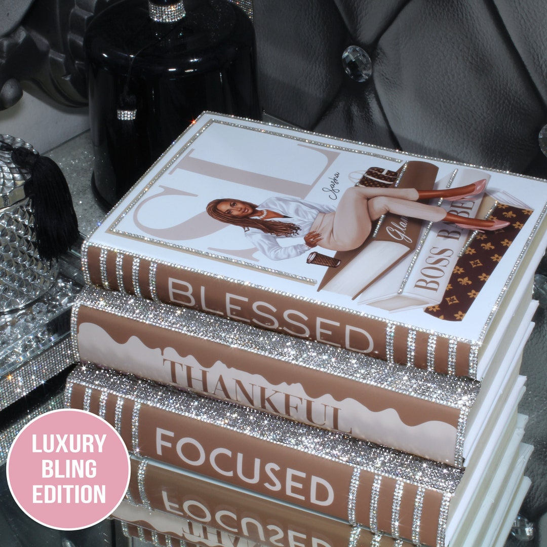 NEW *EXTRA BLING* - Boss Babe Glam Book Stack - Create Your Own ...