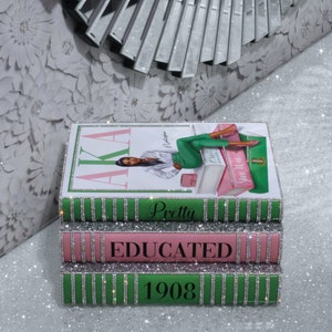 AKA Sorority - Alpha Kappa Alpha 1908 - Custom Made Bling Glam Books ...