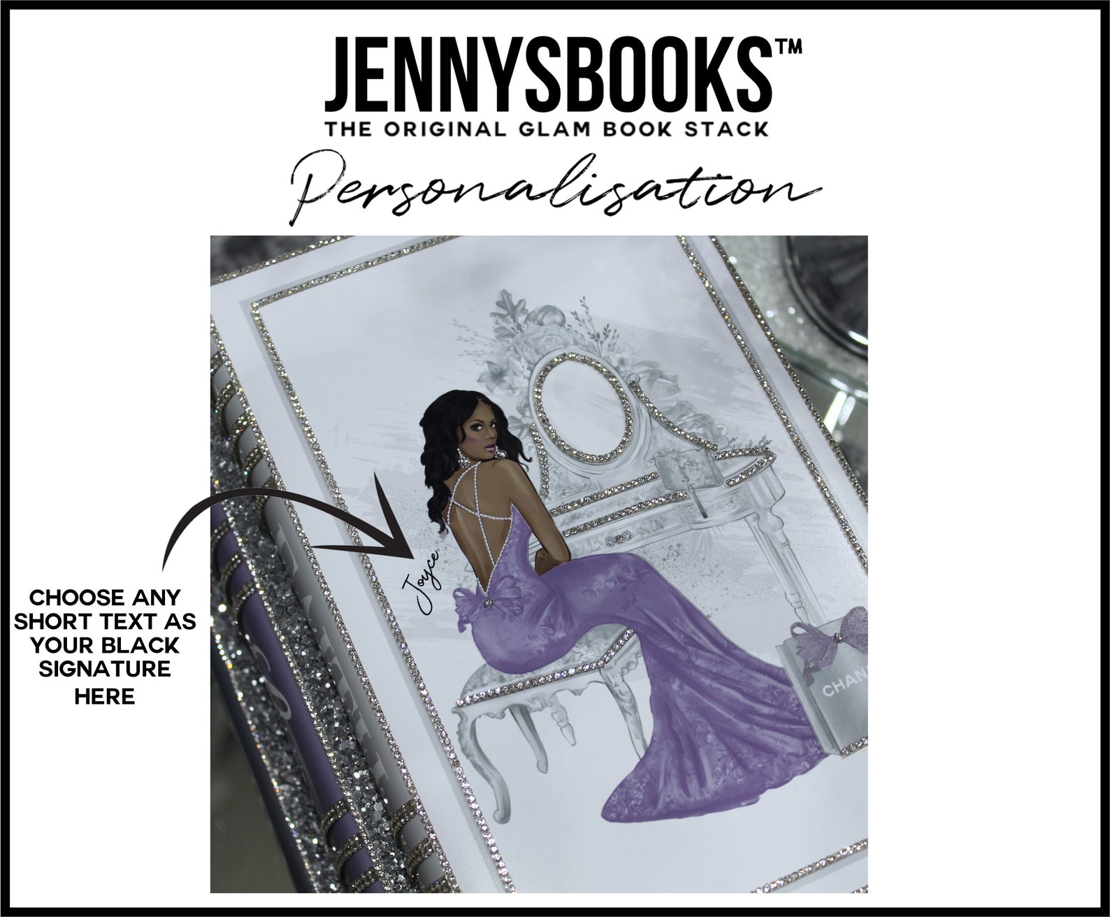 Bling Decor Book Stack Custom Made Bling Books Stack of 3 - Etsy UK