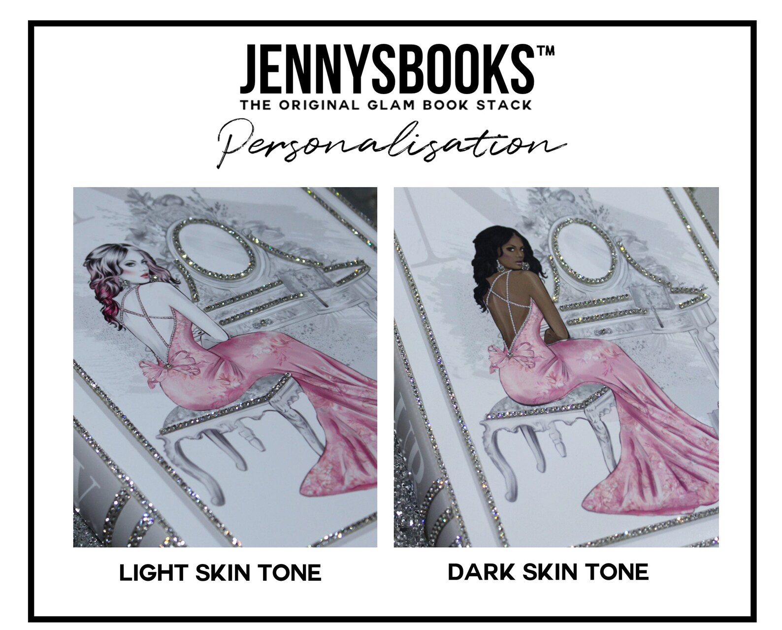 Bling Decor Glam Book Stack Custom Made Bling Books Stack - Etsy