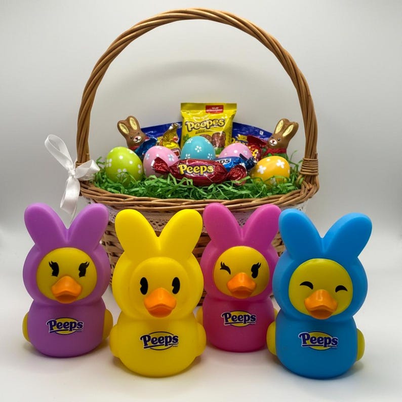 Limited Edition Easter Peep Ducks - Bunny Duck - With Custom Tag ...