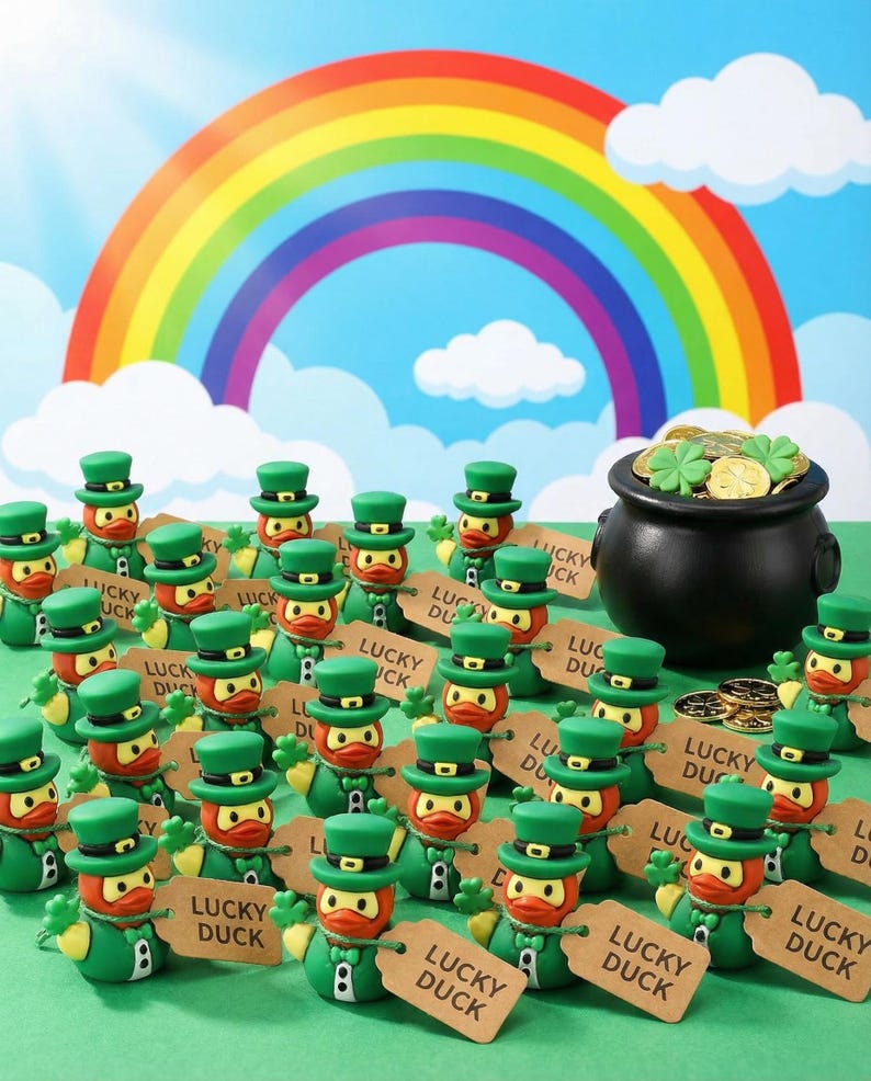 Mini Leprechaun Rubber Ducks | St. Patrick’s Day - Custom Tags, Magnet ...