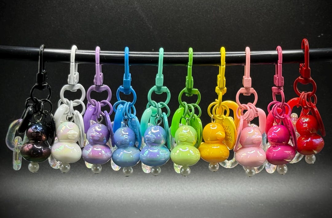 Cruise Duck Keychains - Iridescent, Bright - CHEAP - Etsy