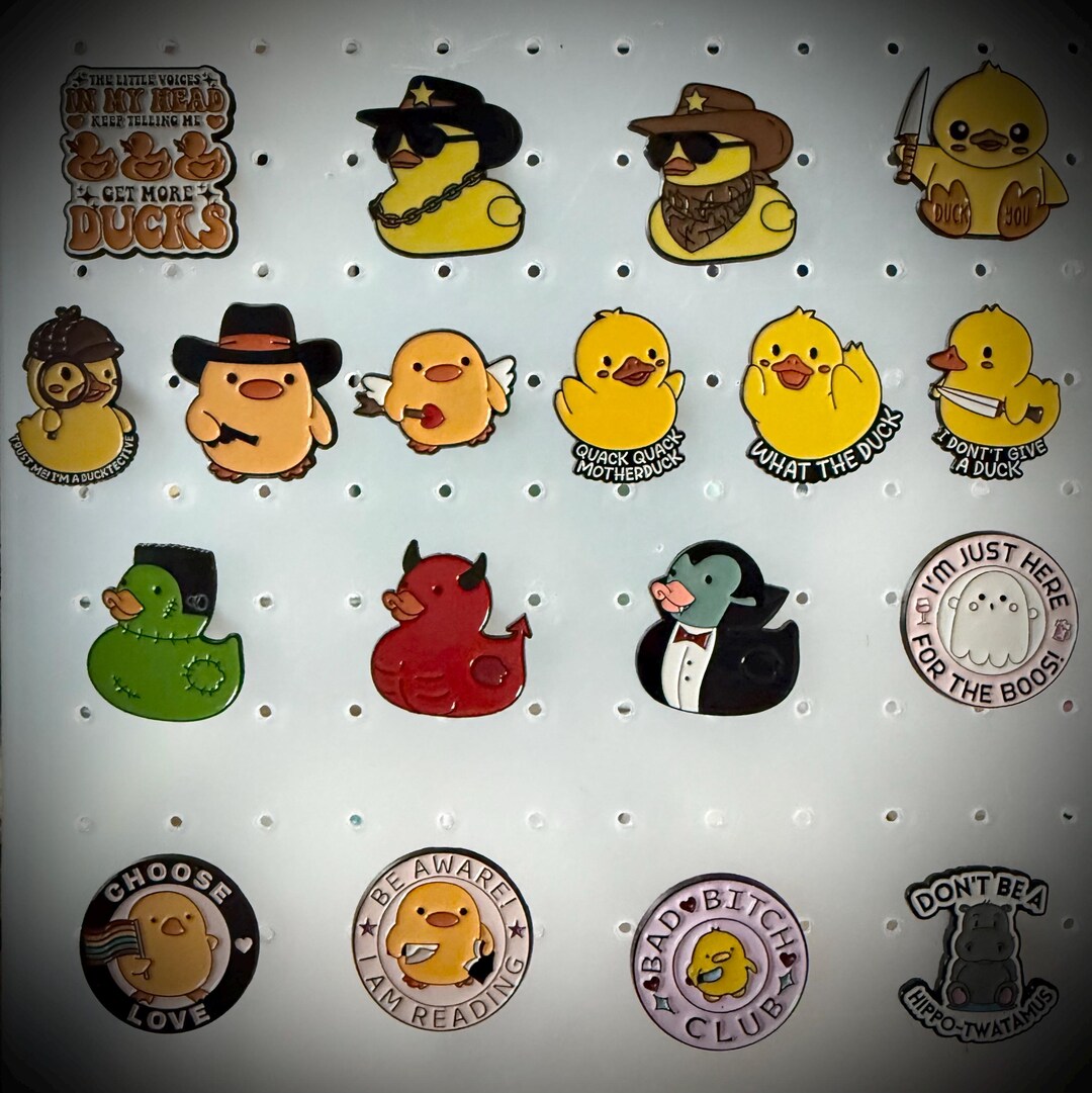Cute Duck Enamel Pin – Collectible Gift Pins - Etsy