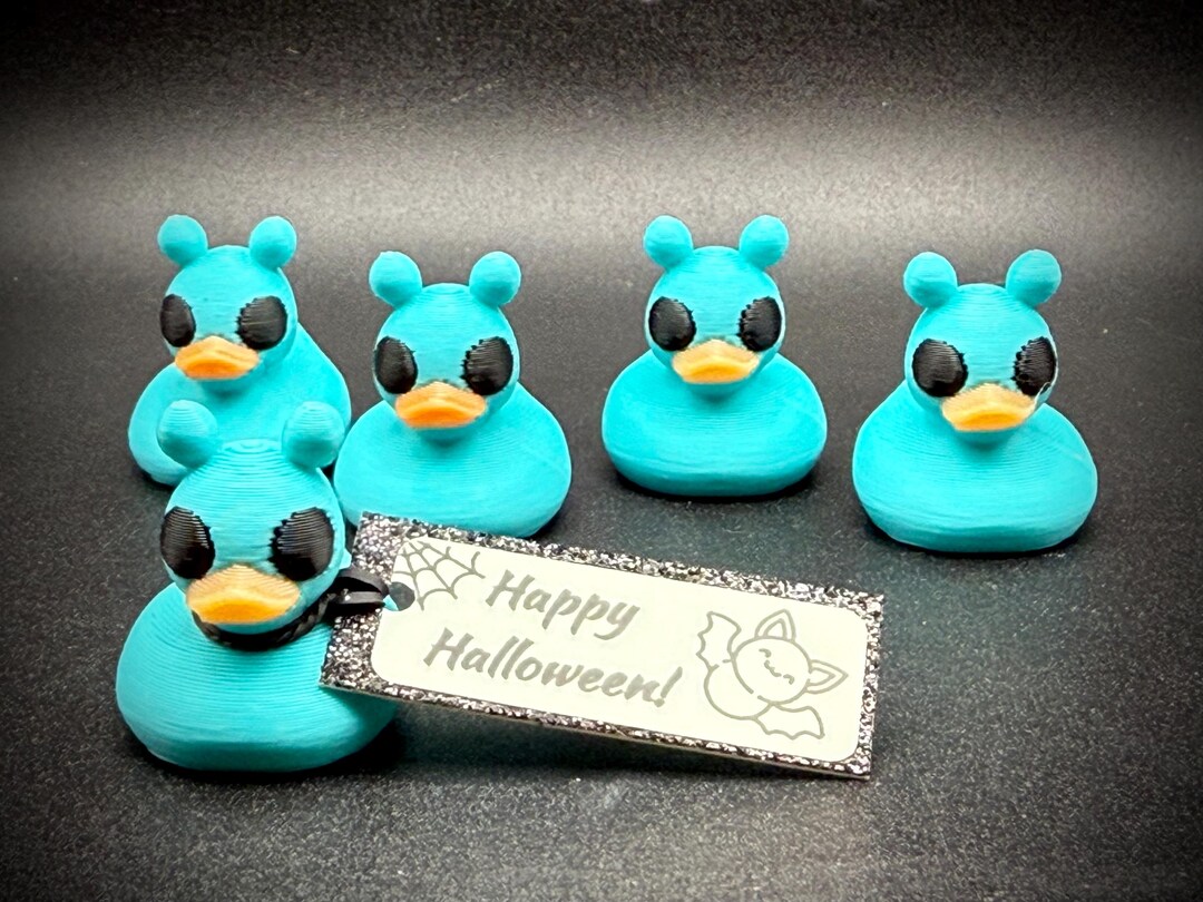 LIMITED EDITION Mini Ducks - Alien - Custom Tags and Magnet or Suction ...