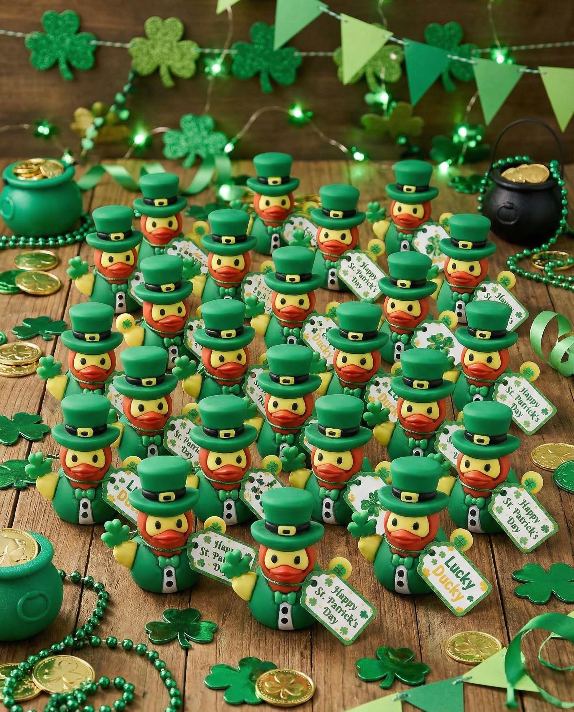 Mini Leprechaun Rubber Ducks | St. Patrick’s Day - Custom Tags, Magnet ...