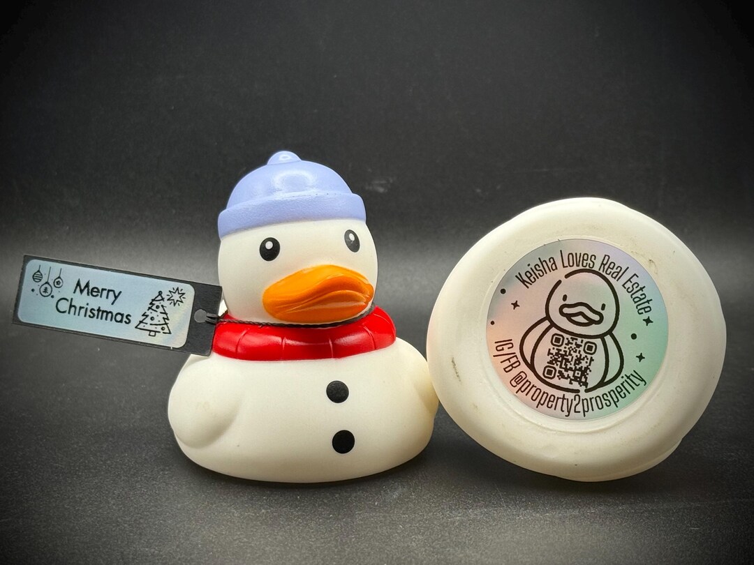 Limited Edition Snowman Duck: Holiday Rubber Duck Gift (custom Tag ...