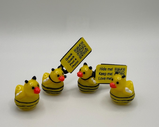 Miniature Resin Bee Ducks, Mini Ducks, Bumblebee Duckies - Etsy