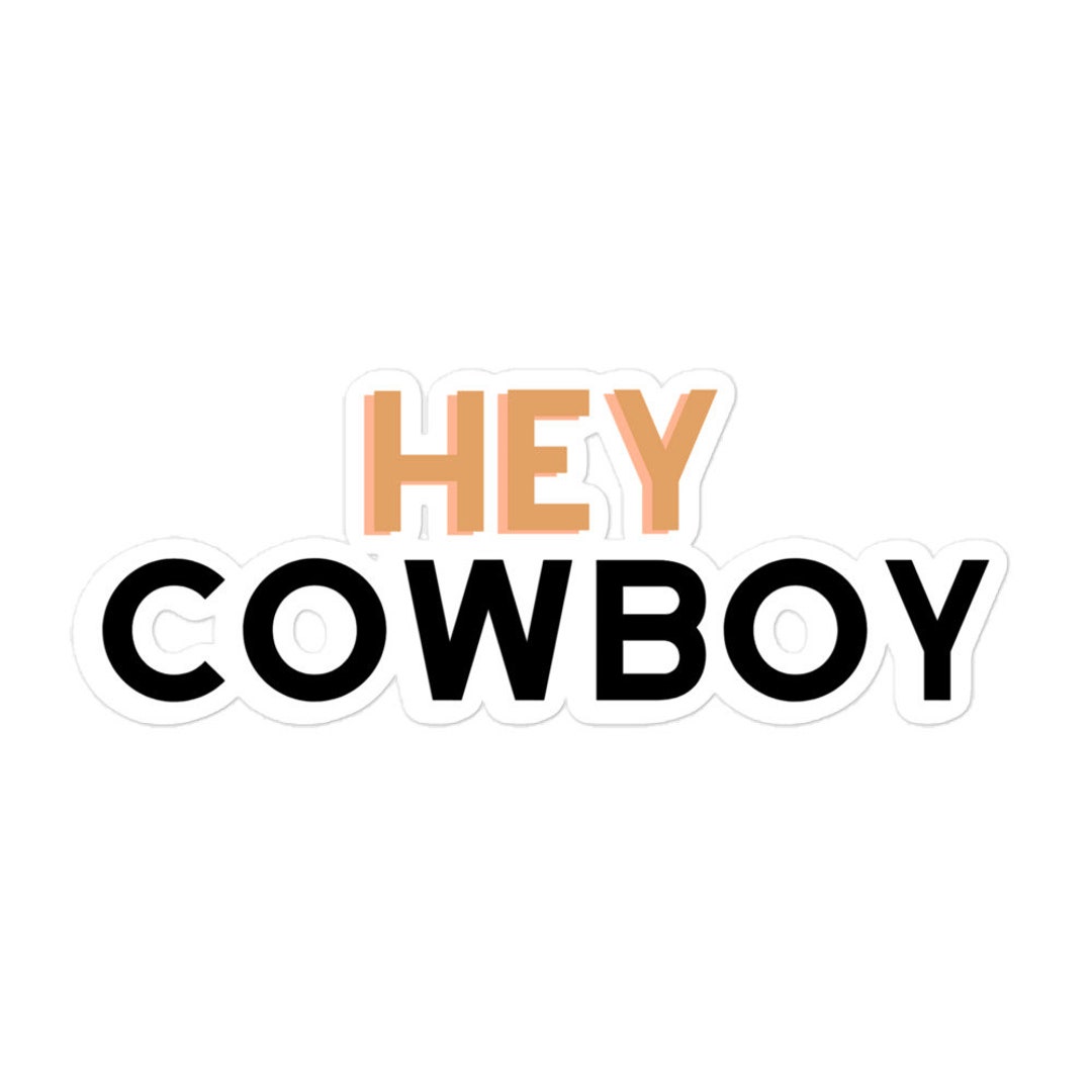 Sticker 3 Sizes, Cowboy Sticker, Cowboy Gift, Cowgirl Sticker, Cowgirl ...