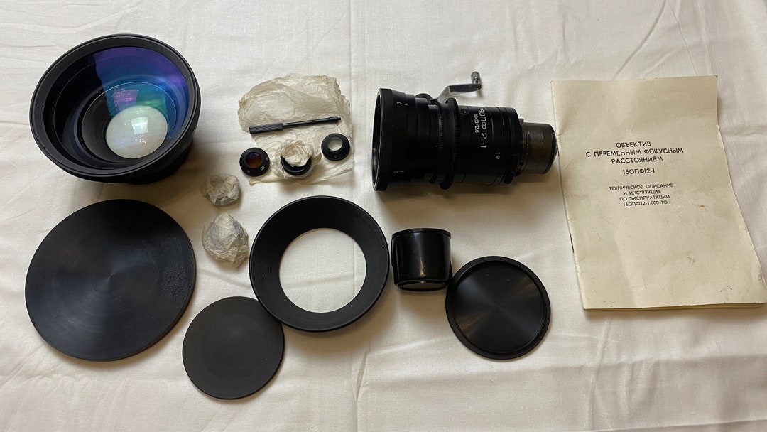 EXC Cine Lens KMZ 16OPF12-1 10-100mm F/2.5 Movie Camera Kinor Afocal ...