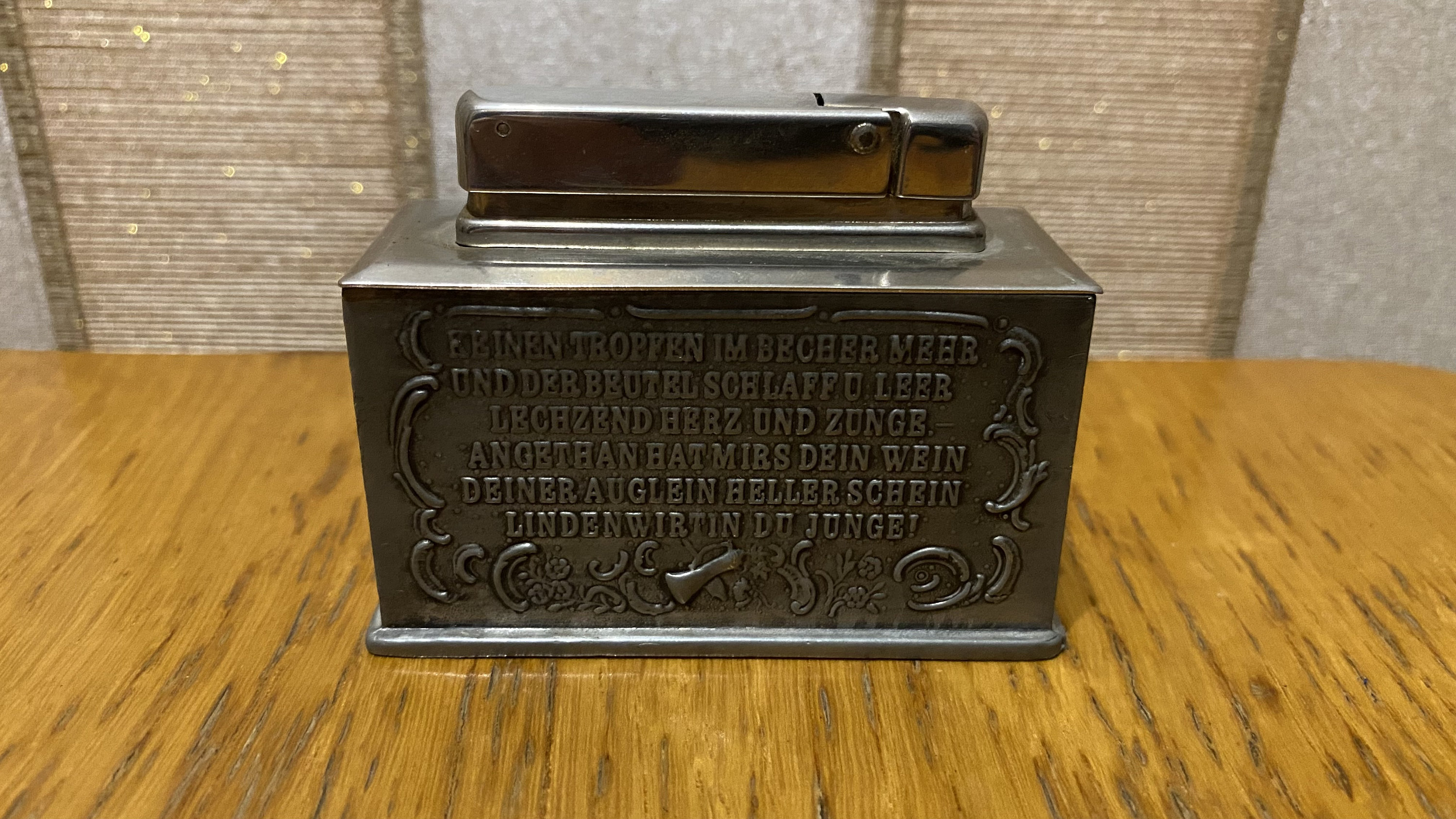 Rare Vintage Table LIGHTER Made in Germany Video - Etsy